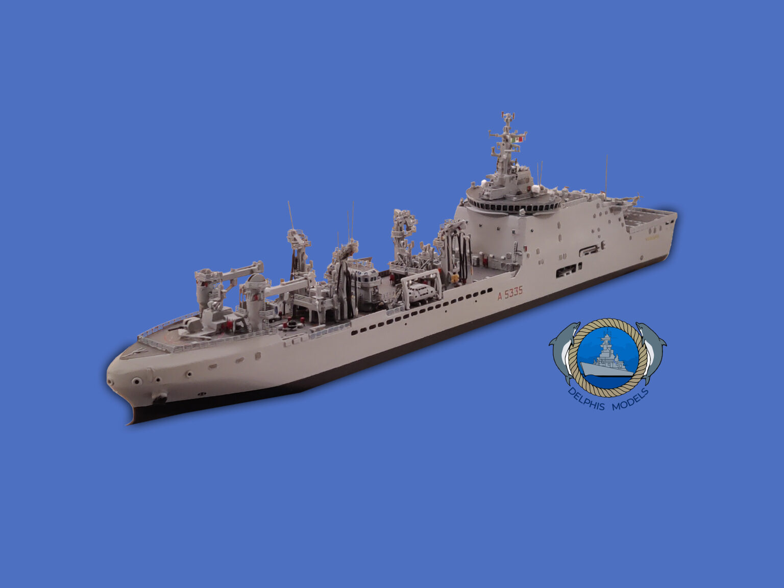 LSS Vulcano (A 5335) Logistic Support Ship - Delphismodels